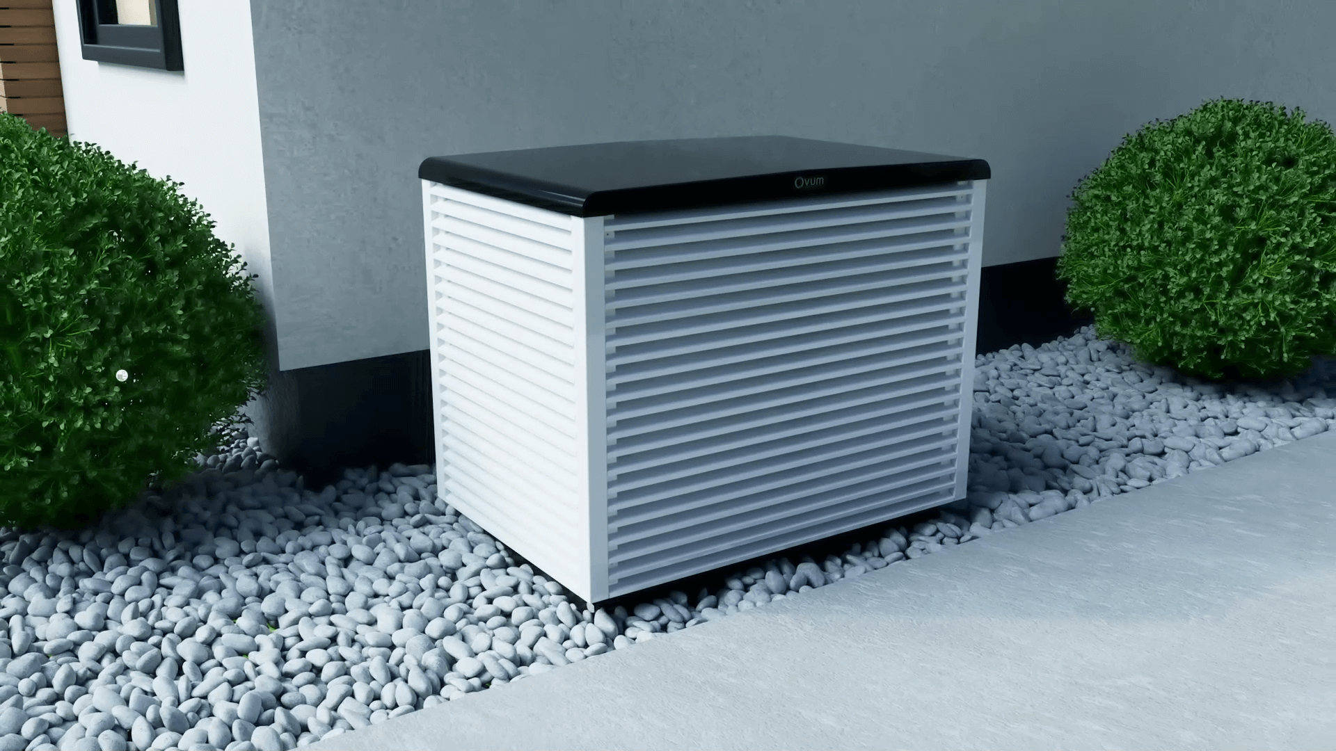 Einbau einer OVUM Luftwärmepumpe in Leverkusen